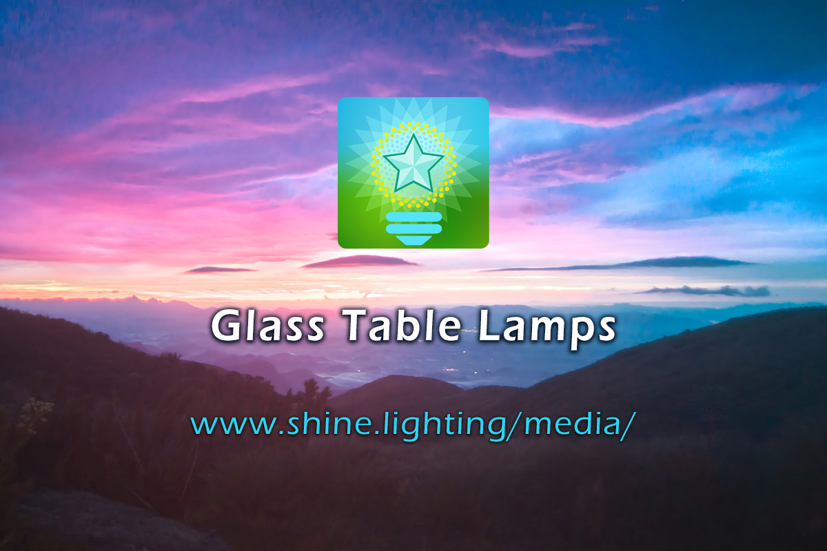 Glass Table Lamps